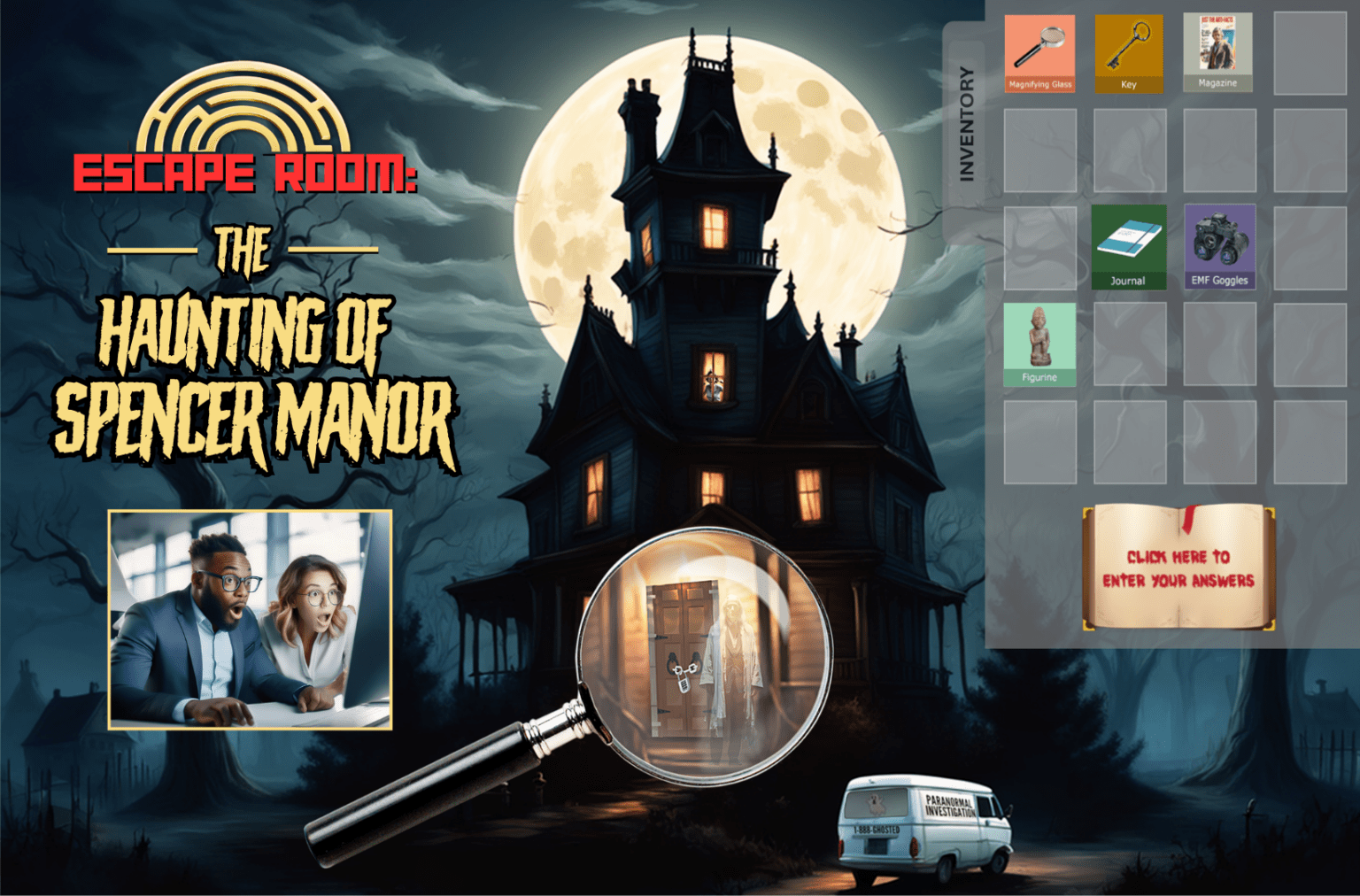 Virtual Escape Room: Haunting of Spencer Mano | Hamilton Team Building